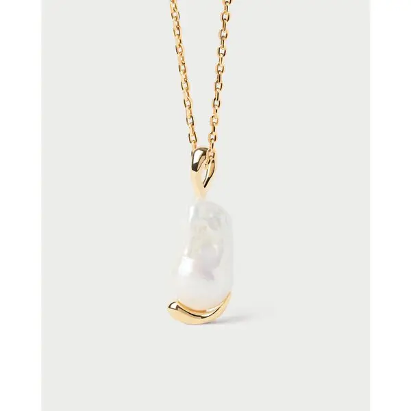 PDPAOLA La Perla Pendant Necklace - Brass