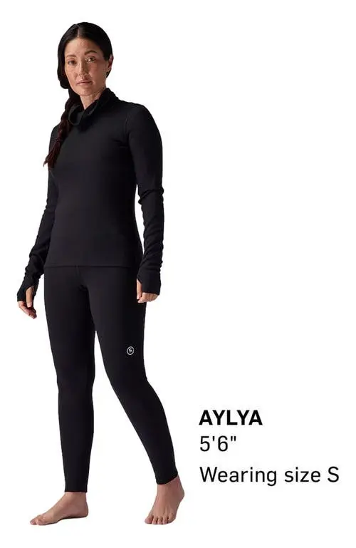 BACKCOUNTRY Cedars Rws Merino Midweight Baselayer Bottom - Black