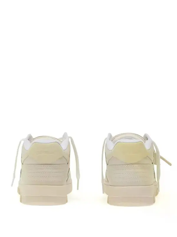 Off-White Arrow-detail Leather Sneakers