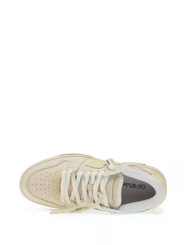 Off-White Arrow-detail Leather Sneakers