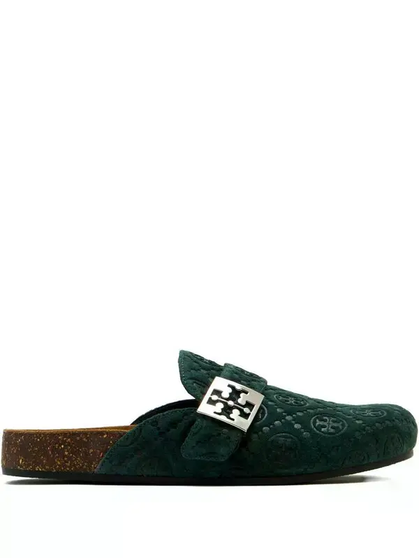 Tory Burch Logo-buckle Flat Mules