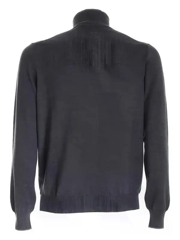 GIUUNO High-neck Zip-up Cardigan