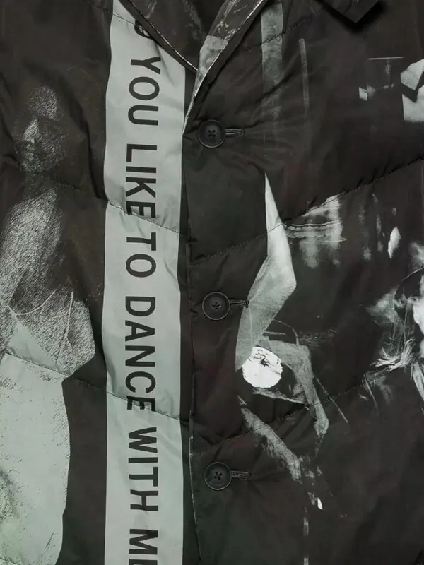 Yohji Yamamoto Single-breasted Padded Coat