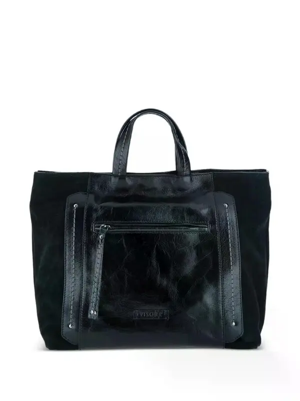 VISONA` Leather Tote Bag