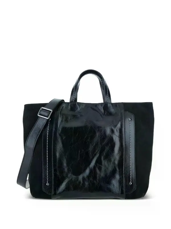 VISONA` Leather Tote Bag
