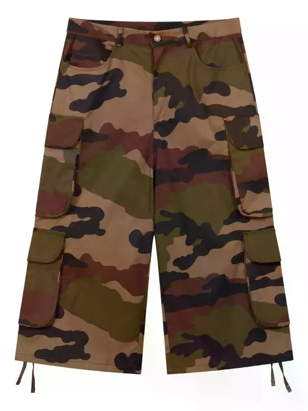 ROUGH. Camouflage Cargo Shorts