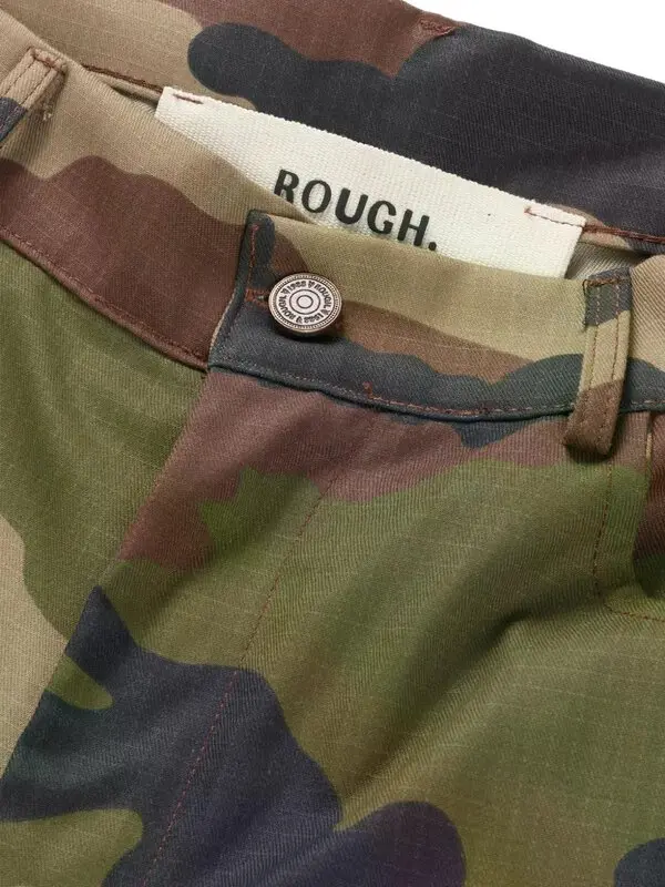 ROUGH. Camouflage Cargo Shorts