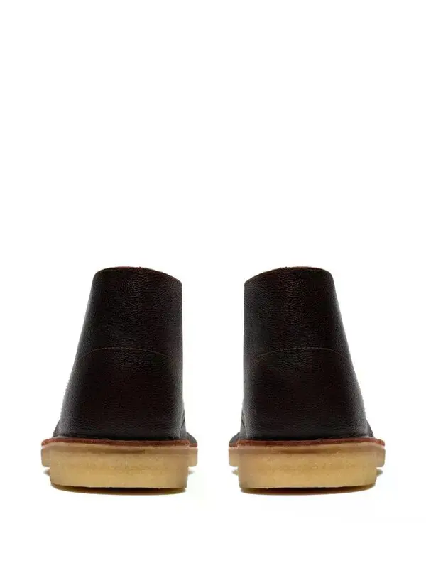 Clarks Leather Grain Tweed Boots