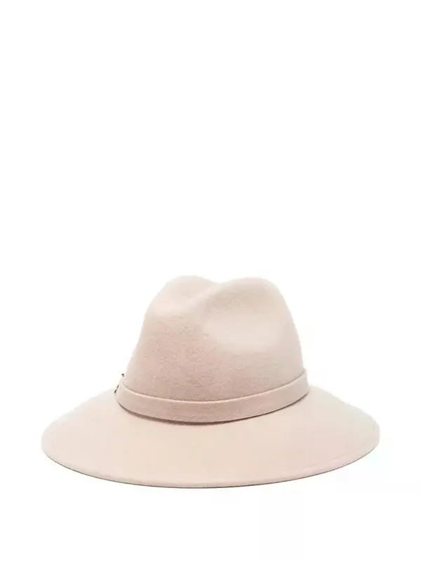 ALVIERO MARTINI 1° CLASSE Felt Hat With Band Detail - Neutrals