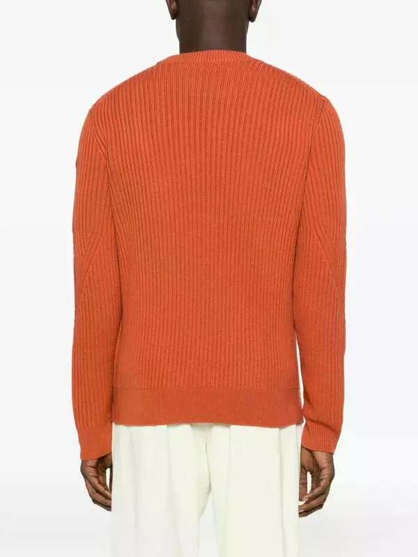 Moncler Ribbed Crew-neck Sweater