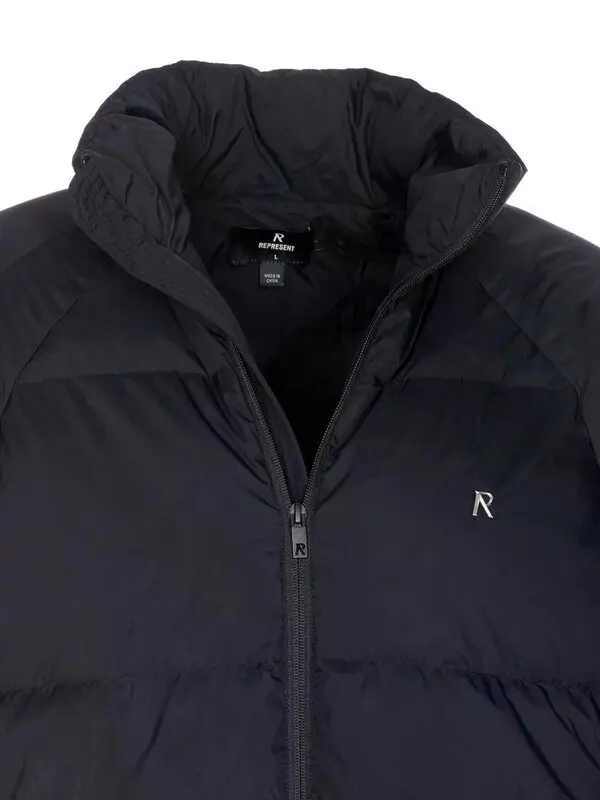 REPRESENT Funnel-neck Padded Jacket - Black
