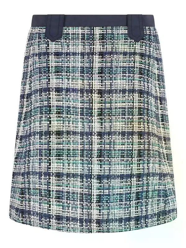 Etro Bouclé-knit Midi Straight Skirt