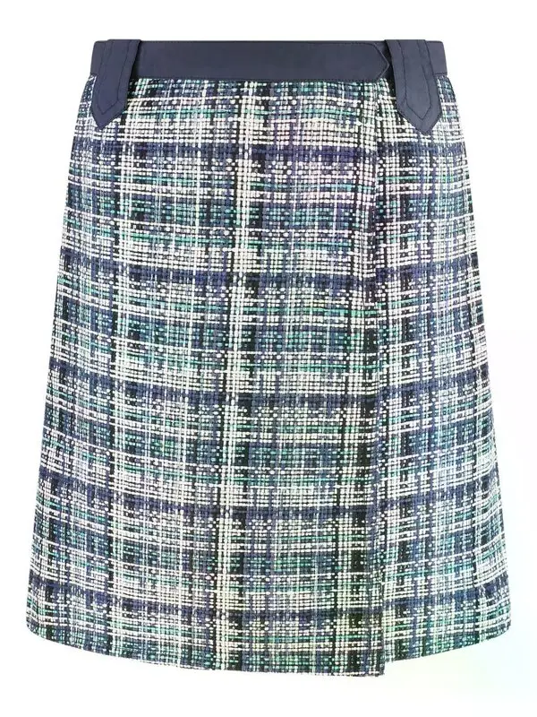 Etro Bouclé-knit Midi Straight Skirt