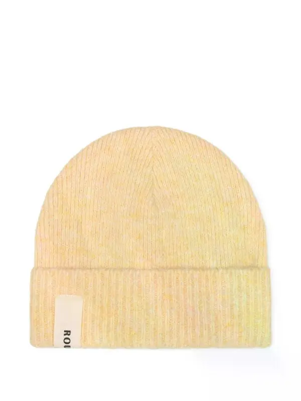 ROUGH. Ribbed-knit Beanie - Yellow