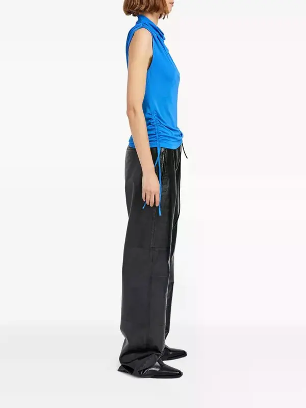 Proenza Schouler White Label Elna Cowl-neck Top - Blue
