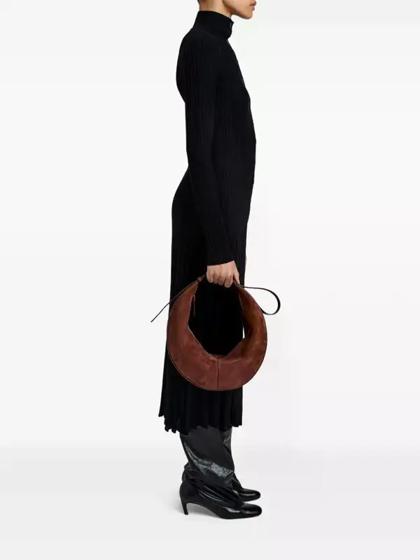 Proenza Schouler Slide Suede Shoulder Bag - Brown