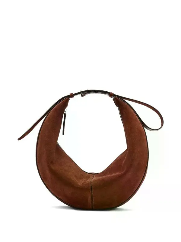Proenza Schouler Slide Suede Shoulder Bag - Brown
