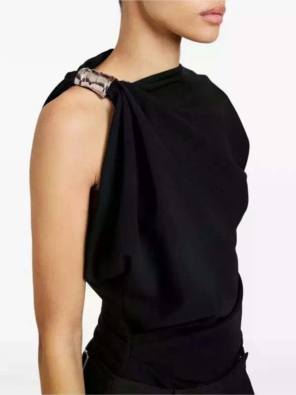 Proenza Schouler Draped Embellished Top