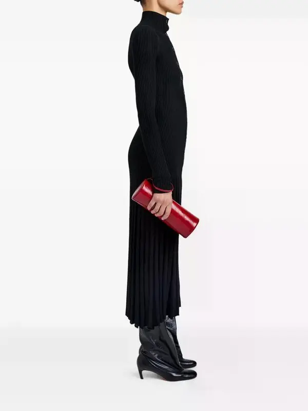 Proenza Schouler Cylindrical Leather Clutch - Red