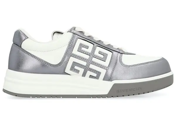 Givenchy G4 Low Top Sneakers - White/silver