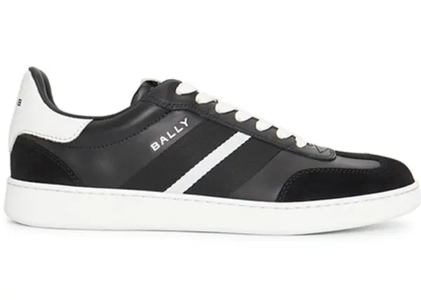 Bally Retro Crest Sneakers - Black/white