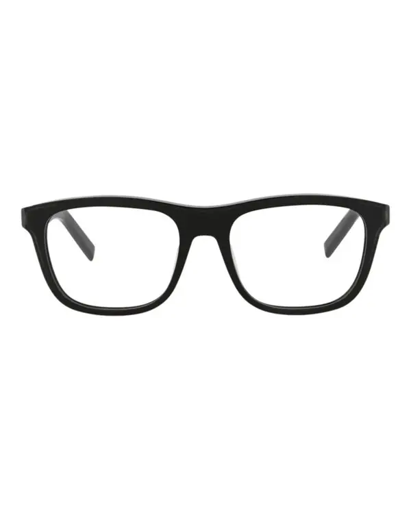 Berluti Acetate Square Frame Optical Eyeglasses - Black Black Transparent (bl50013u/54/001)
