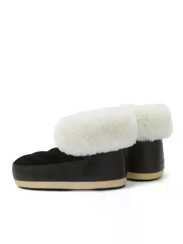 Moon Boot Evx Quilted Shearling Boots - Black