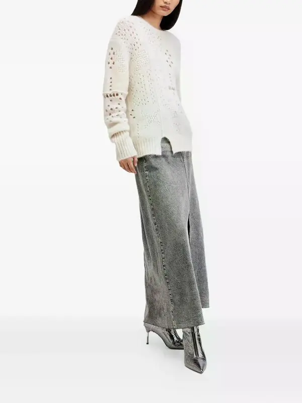 ALLSAINTS Open-knit Side-split Sweater