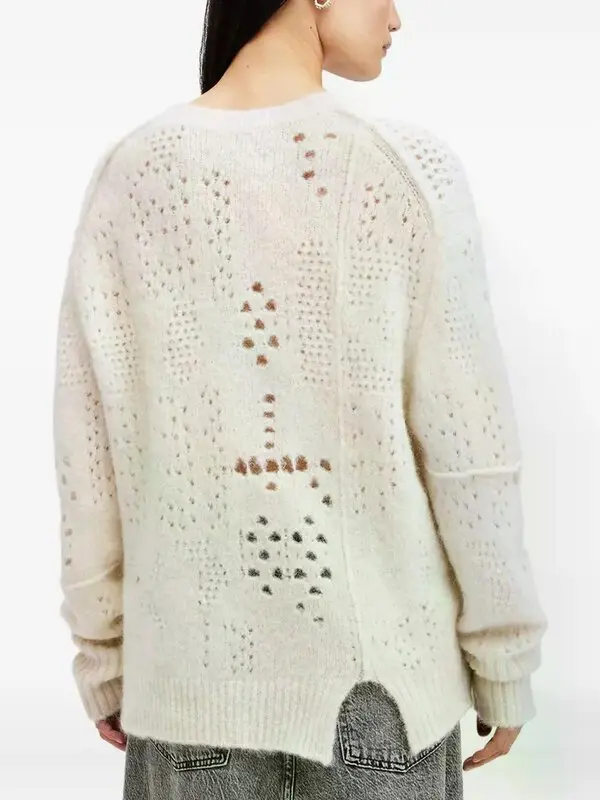 ALLSAINTS Open-knit Side-split Sweater
