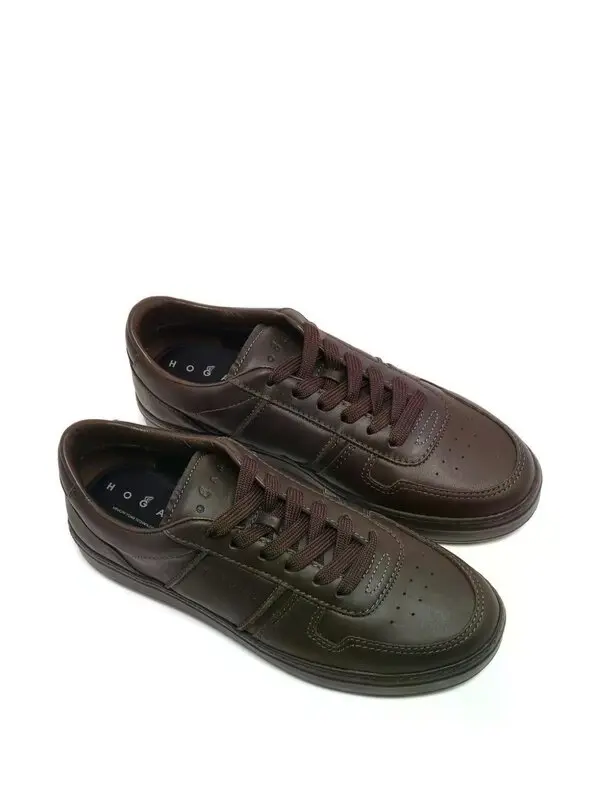 Hogan Leather Lace-up Sneakers