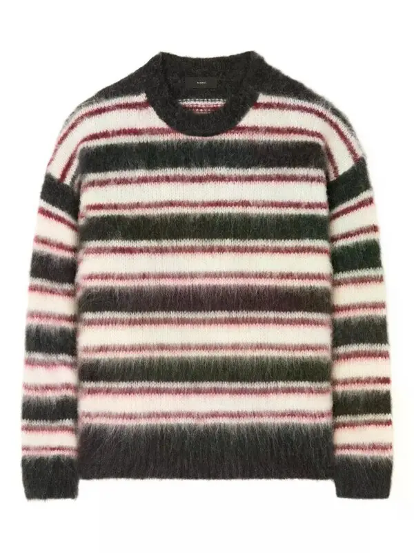 Alanui Striped-pattern Crew Neck Sweater