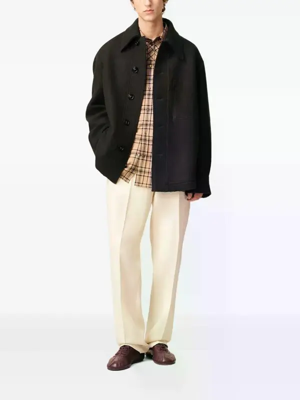 Ami Button-up Wool Jacket
