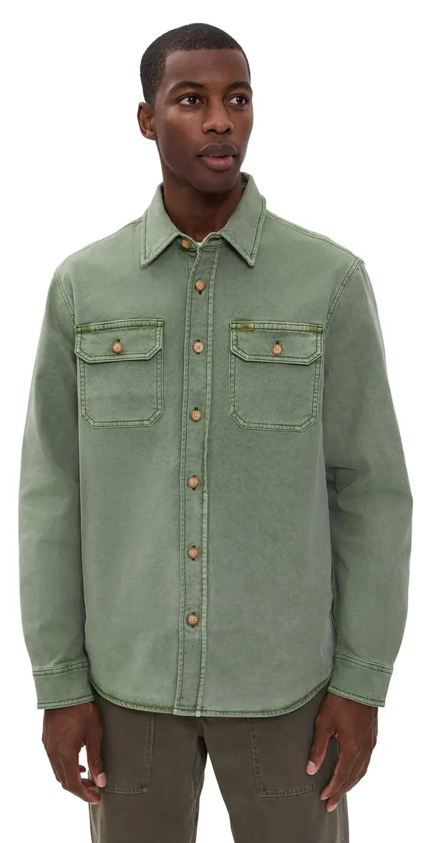 Faherty Brand Sunwashed Cpo Shirt Jacket