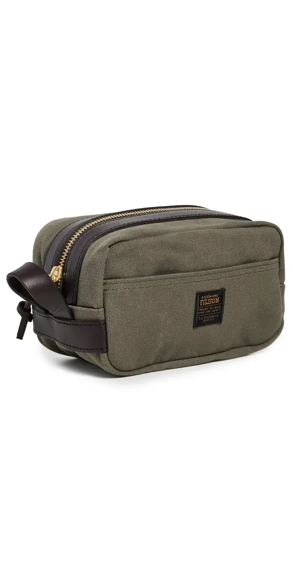 Filson Rugged Twill Travel Kit - Otter Green