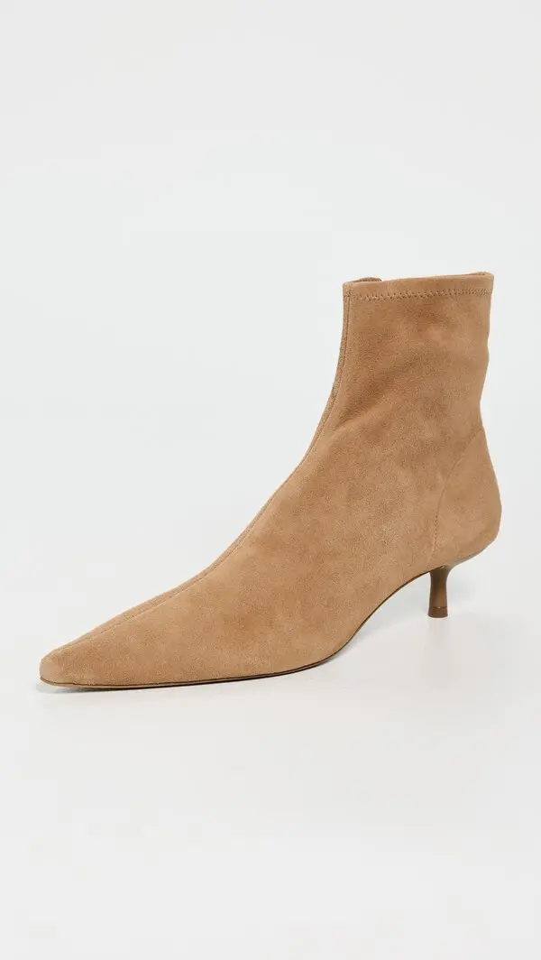 Simkhai Joni Stretch Suede Ankle Boots