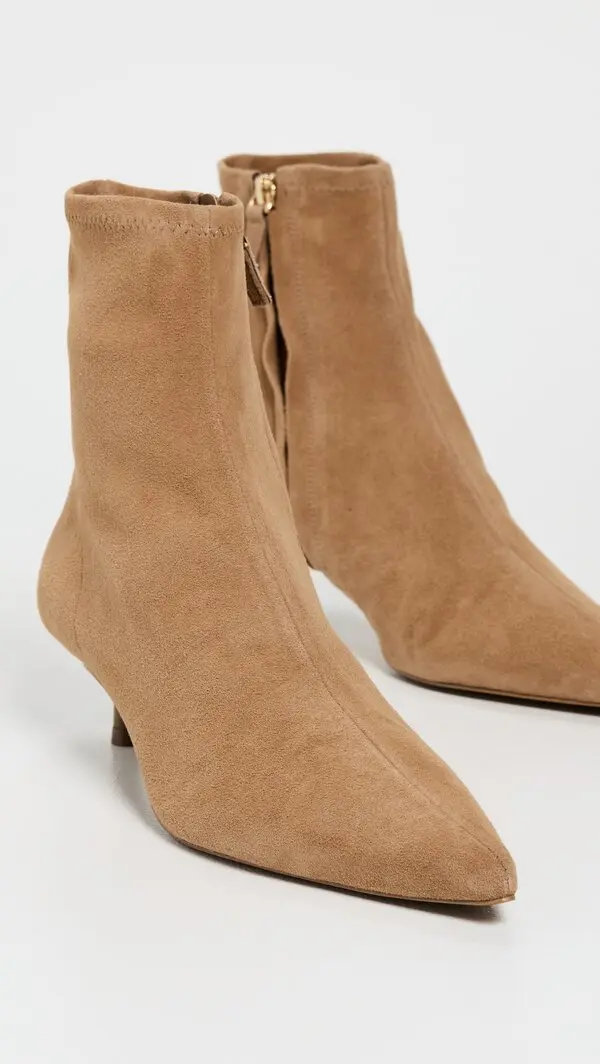 Simkhai Joni Stretch Suede Ankle Boots