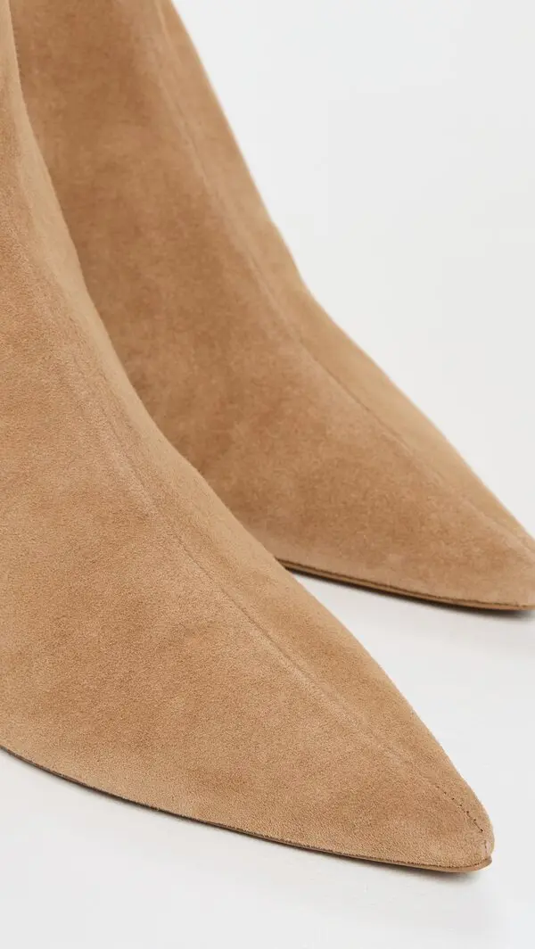 Simkhai Joni Stretch Suede Ankle Boots