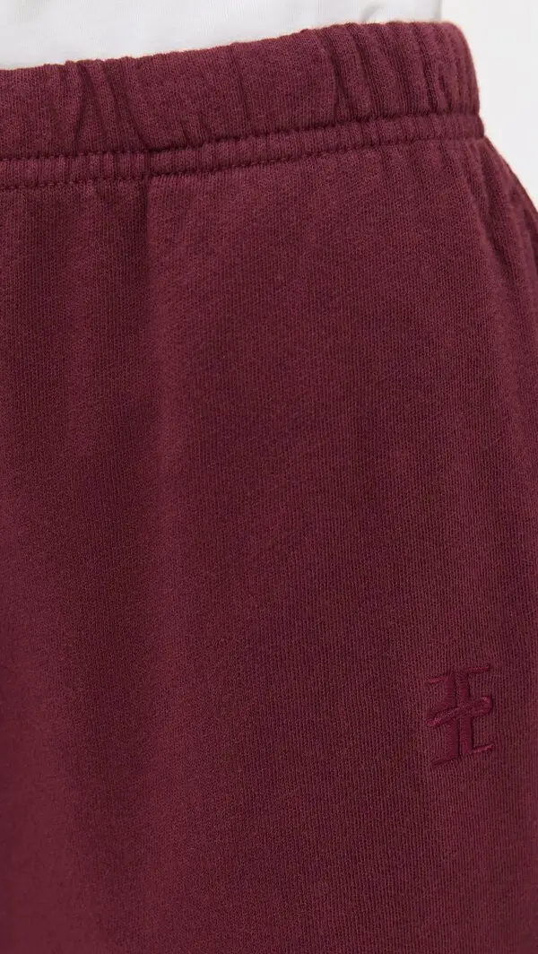 Eterne Boyfriend Pocket Sweatpants - Oxblood