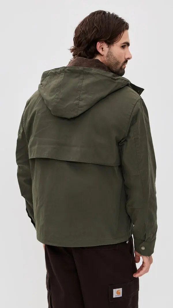 ALEX MILL Aberg Utility Jacket In Waxed Cotton