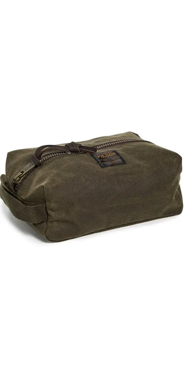Filson Tin Cloth Travel Kit - Otter Green