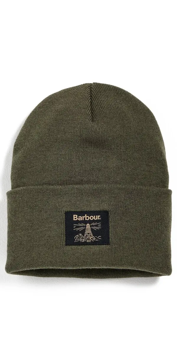 Barbour Harton Beanie - Deep Olive