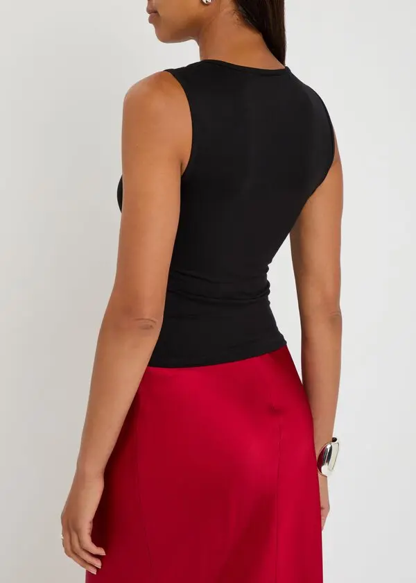 REFORMATION Bella Jersey Tank - Black