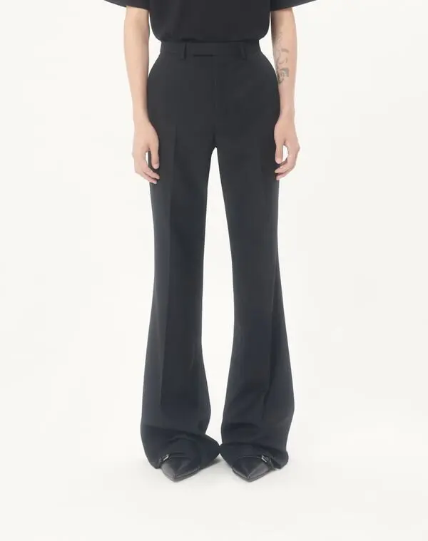 Valentino Garavani Nylon Gabardine Flare Trousers