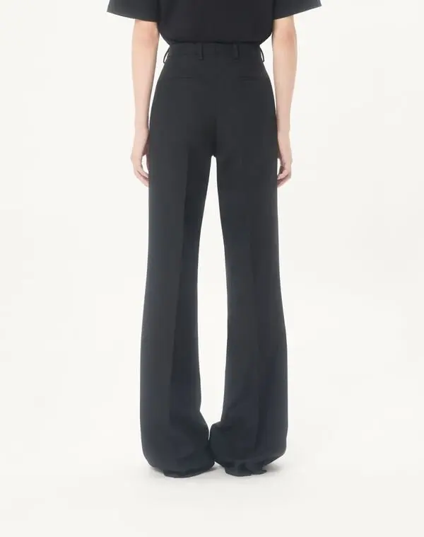 Valentino Garavani Nylon Gabardine Flare Trousers