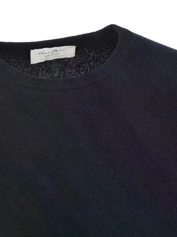 CHEZ PAUL Ribbed Cashmere Sweater