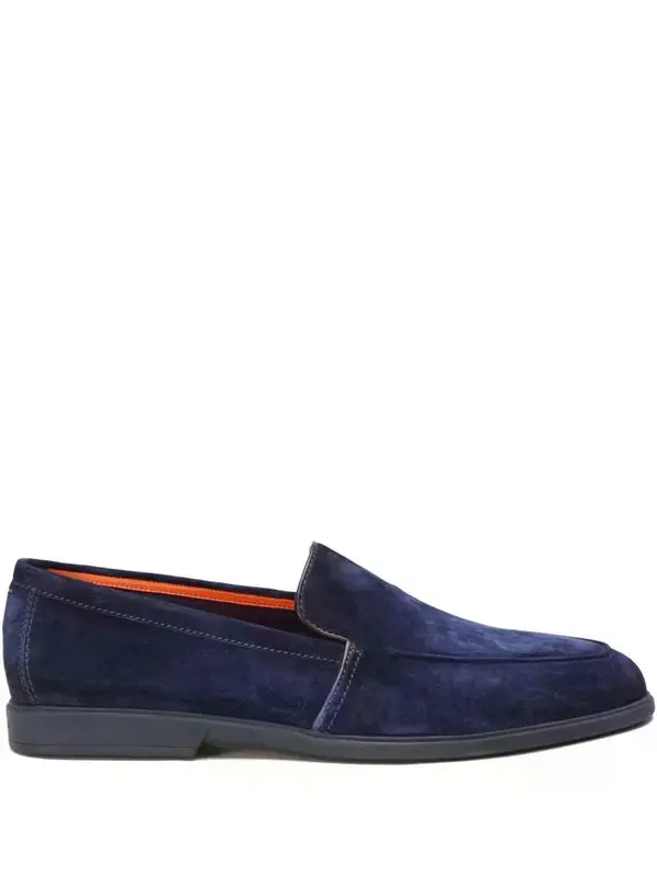 Santoni Leather Loafers