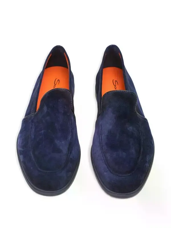 Santoni Leather Loafers