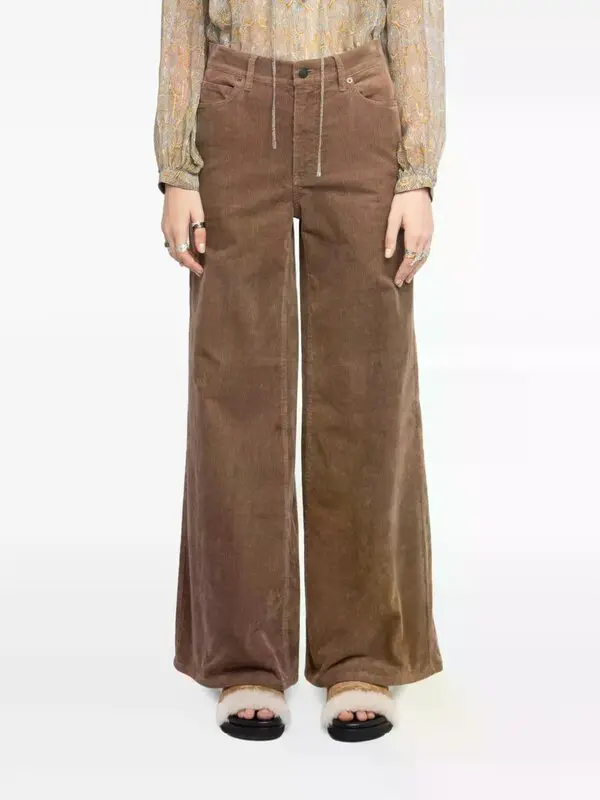 Zadig&Voltaire Wide-leg Corduroy Trousers