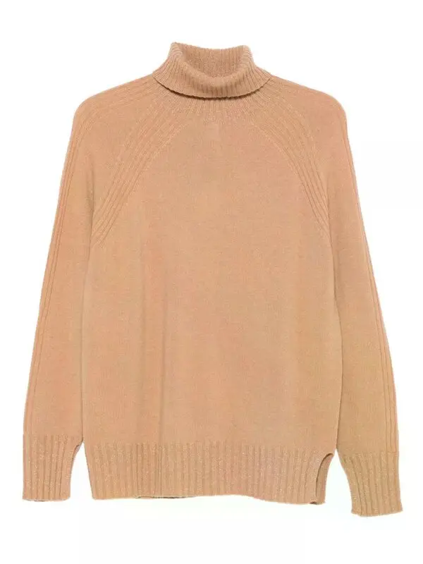 TWINSET Ribbed Turtleneck Sweater