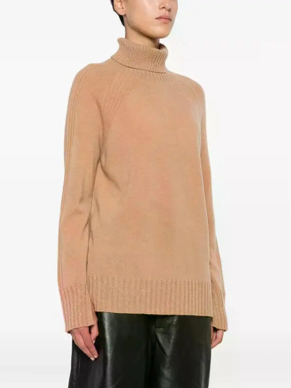 TWINSET Ribbed Turtleneck Sweater